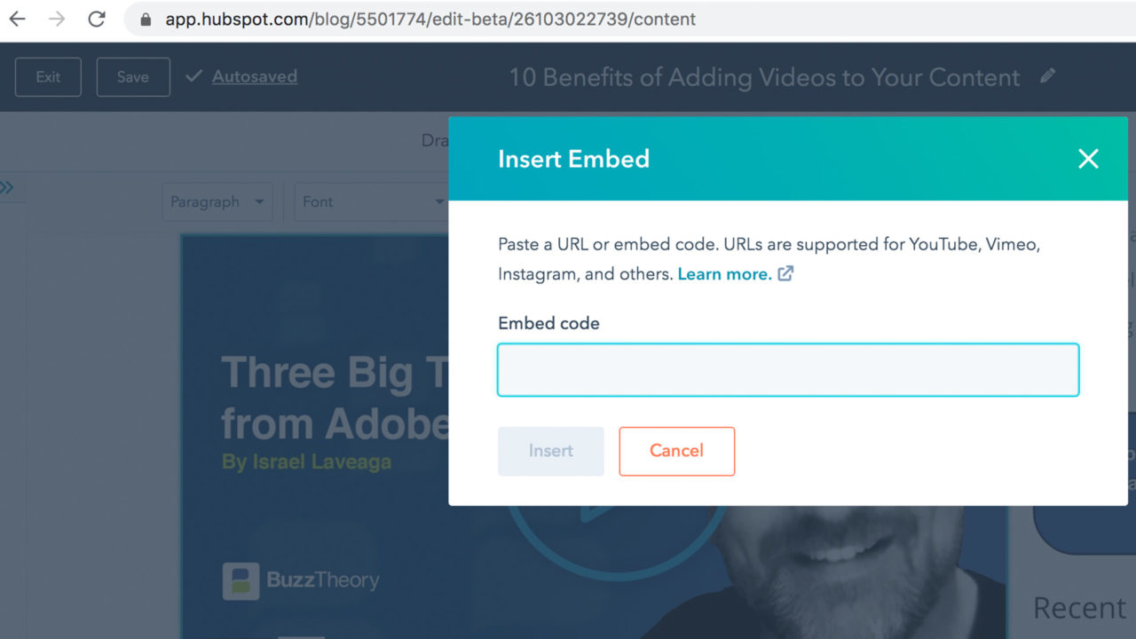 10 Benefits of Adding Videos to Your Content - BuzzTheory